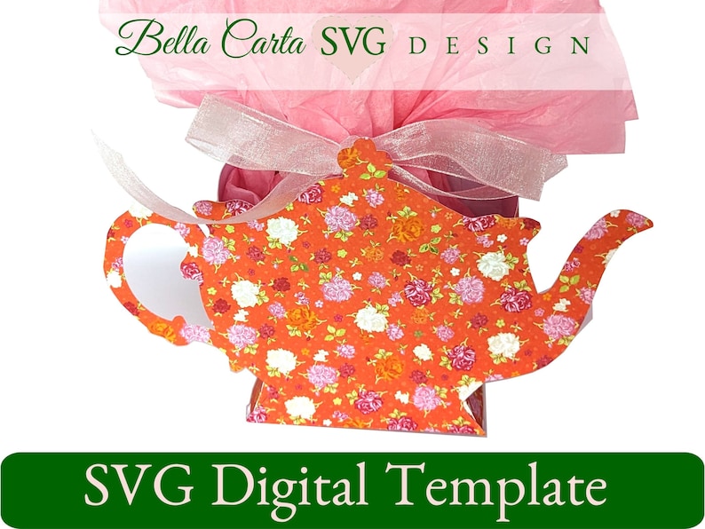 Teapot Gift Box SVG File for Cricut and Silhouette - Etsy UK