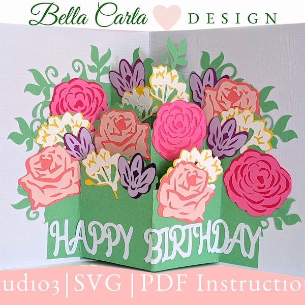 Pop up Card Svg - Etsy