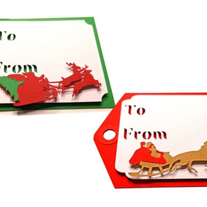 Christmas 3D Gift Tags Bundle SVG DIY Cricut - Etsy