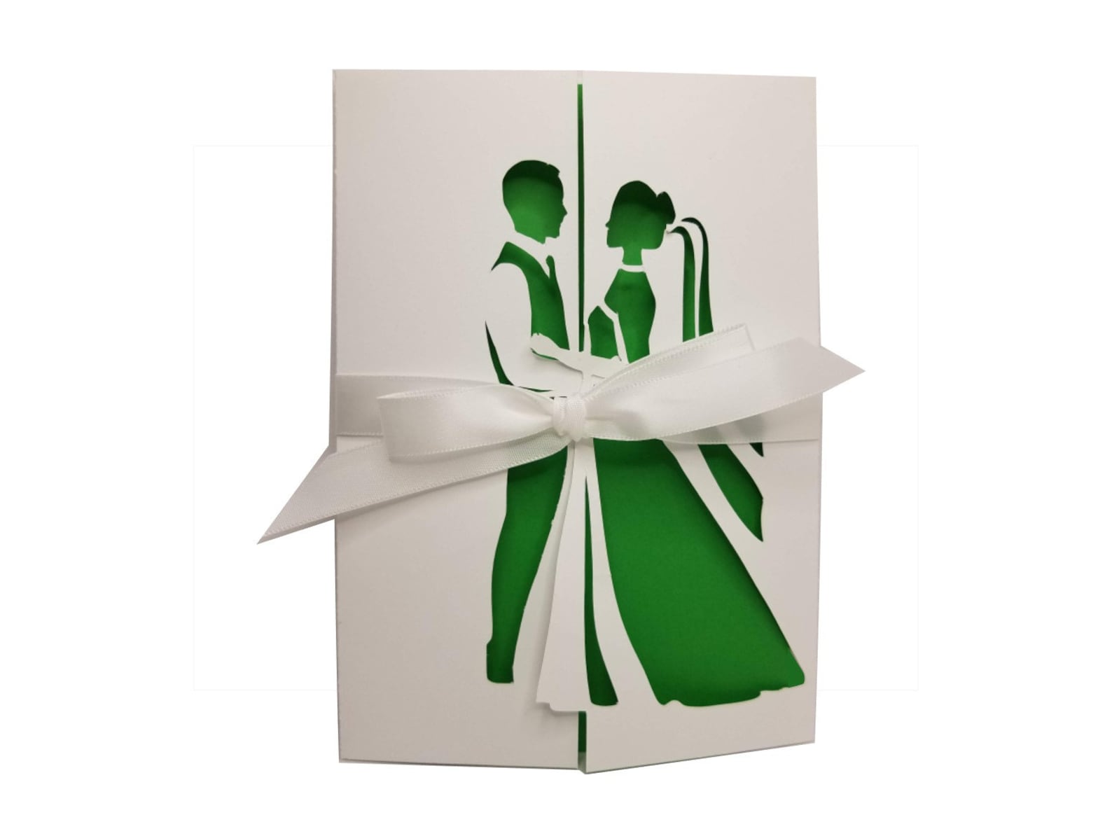 Bride and Groom Wedding Gate Fold Card SVG Cricut - Etsy