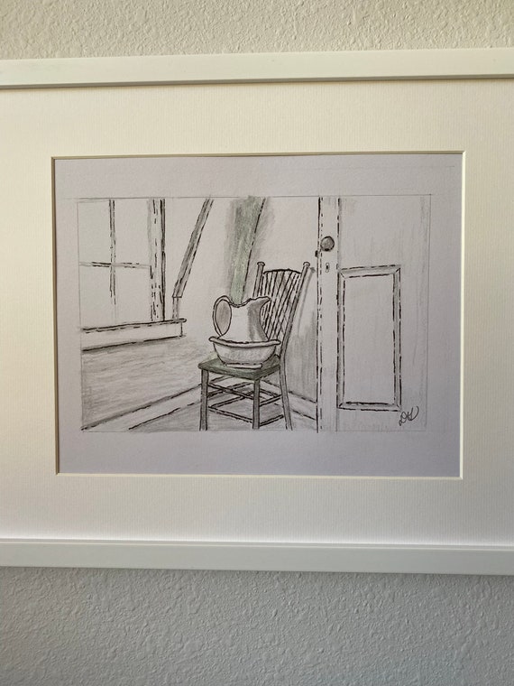 Corner Of A Room Sketch