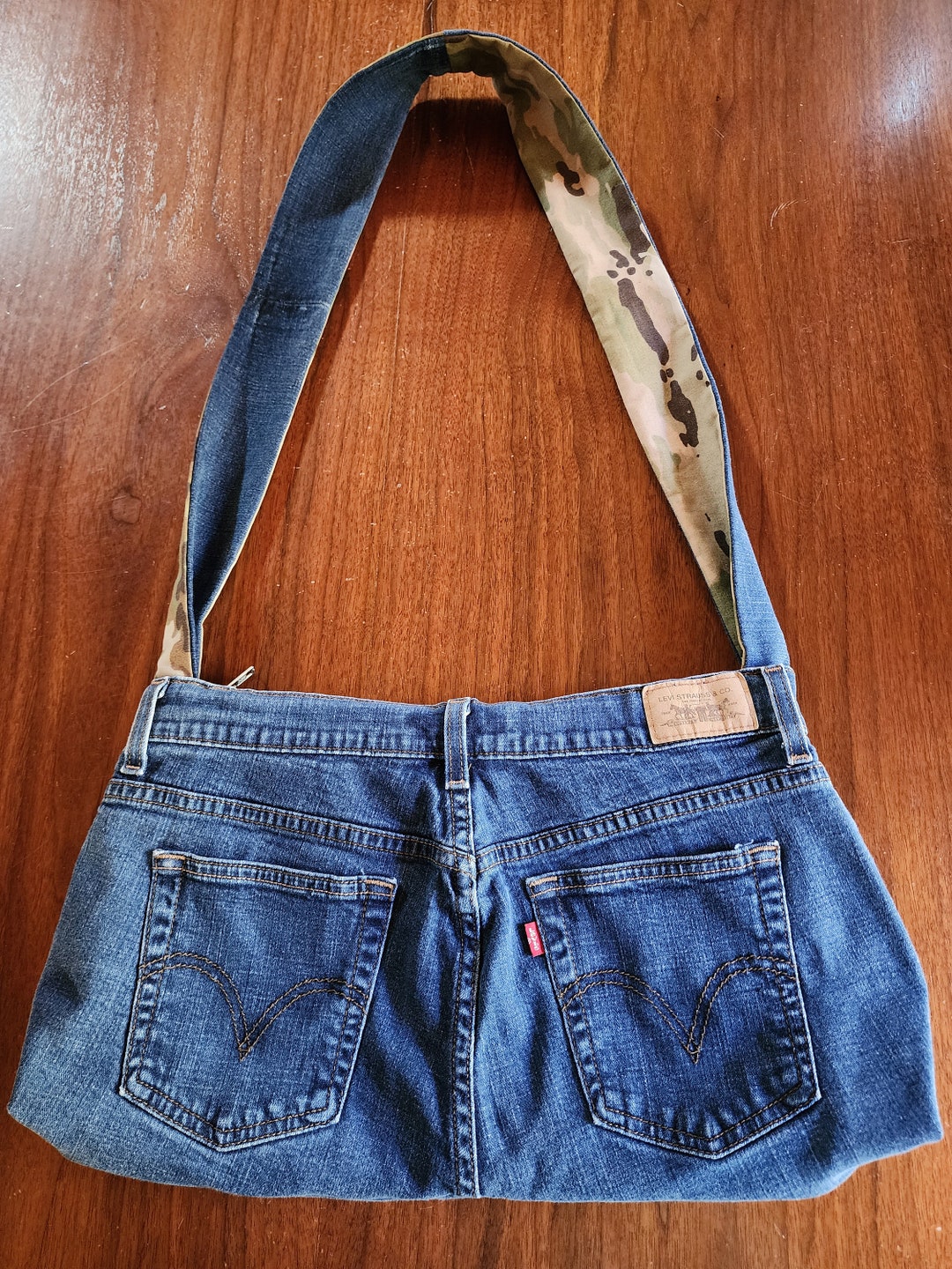 Upcycled Handmade Levi's Jean Purse - Etsy