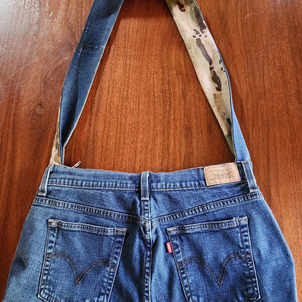 Blue Jean Purse - Etsy