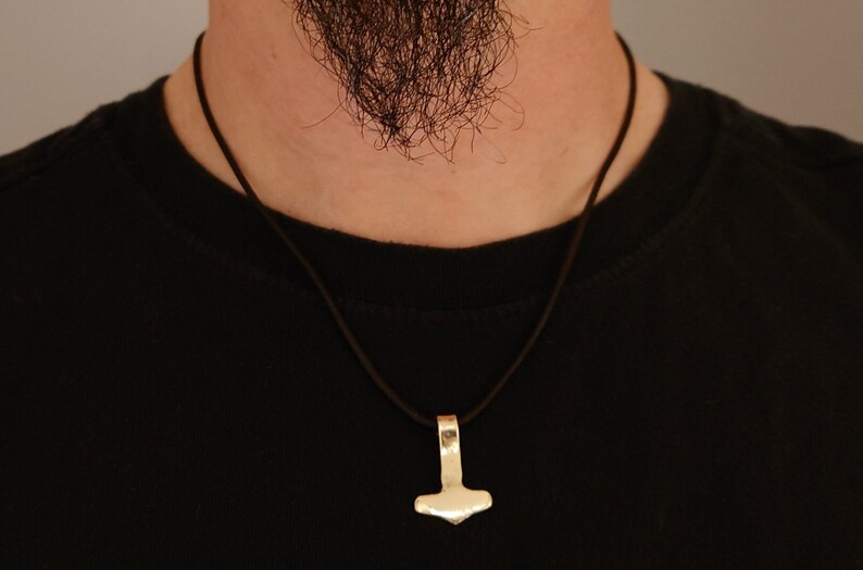 Thors Hammer Mjölnir Mjølner Mjolnir 14k Gold - Etsy