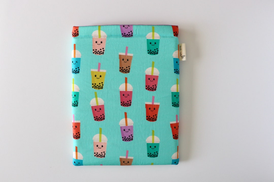 Boba Tea Book Sleeve Bubble Tea Book Sleeve Boba Book - Etsy
