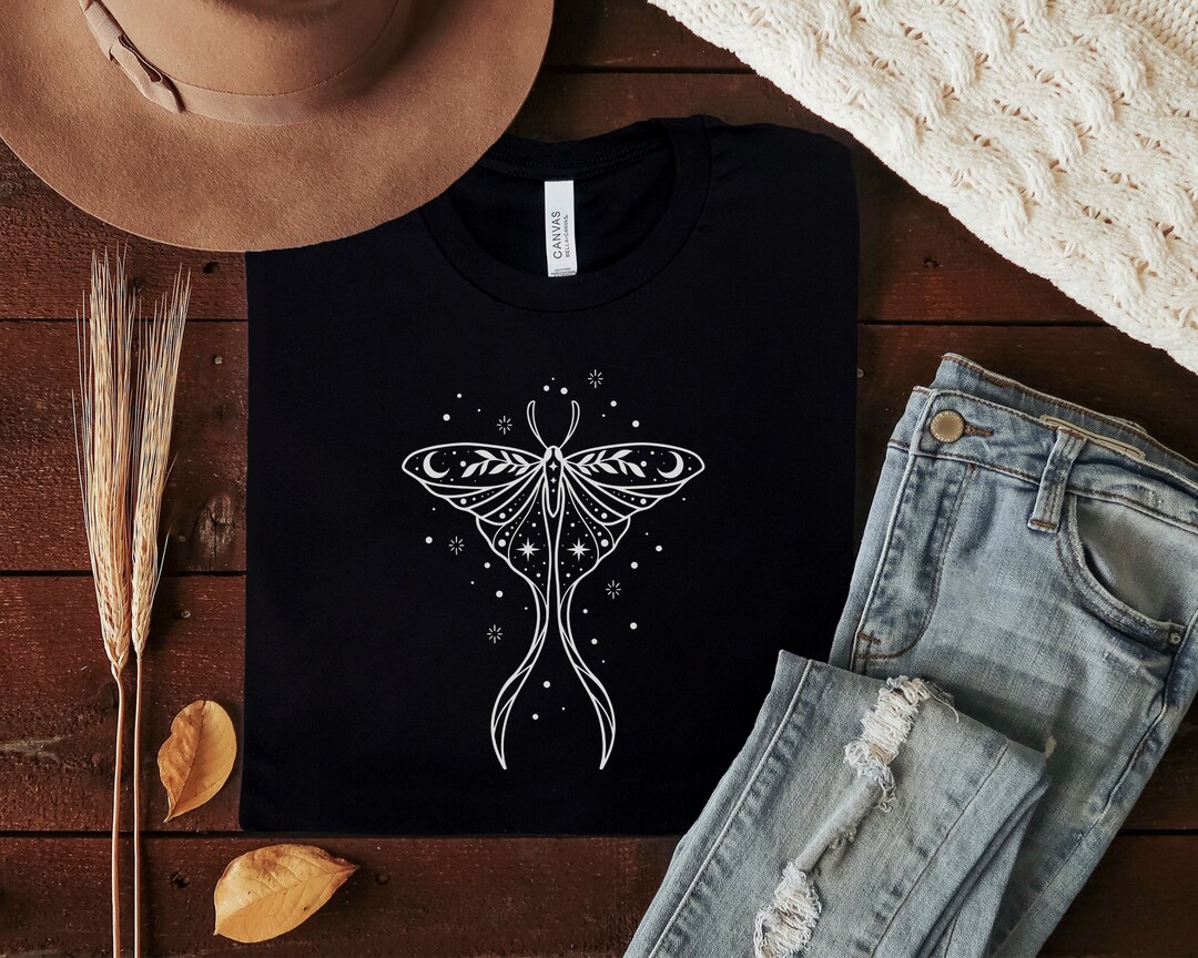 LUNA MOTH, Luna Moth T-shirt, Moth, BOHO, Earthbound, Indie Fashion ...