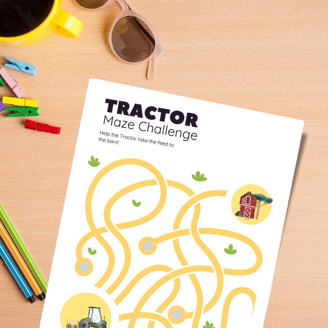 Tractor Unit Study - Workbook - Farm Educational Resource -digital Item ...