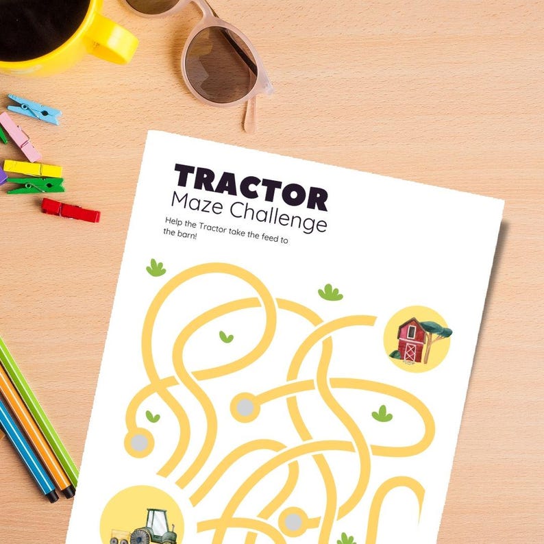 Tractor Unit Study - Workbook - Farm Educational Resource -digital Item ...