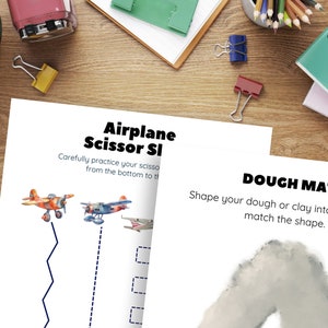 Airplane Unit Study - Workbook - Educational Resource -digital Item ...