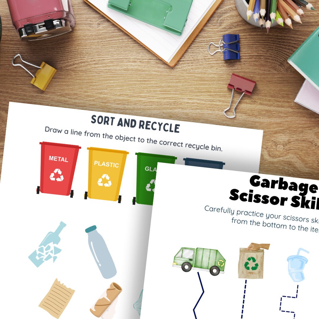 Garbage Truck Unit Study - Workbook - Educational Resource -digital ...