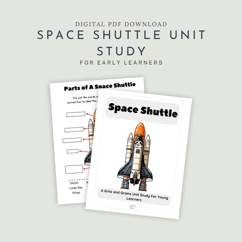 Space Shuttle Unit Study - Workbook - Educational Resource -STEM ...