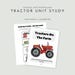 Tractor Unit Study - Workbook - Farm Educational Resource -digital Item ...