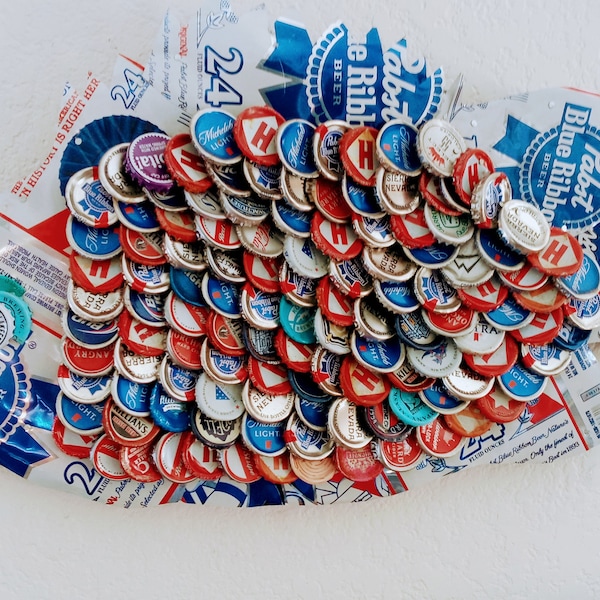 Bottlecap Fish - Etsy