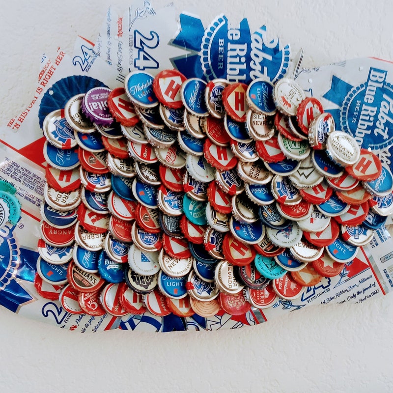 Bottlecap Fish - Etsy