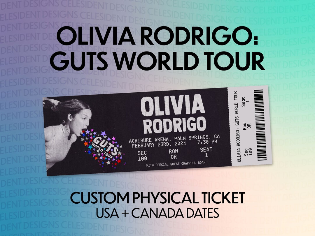 Guts Custom Ticket Expedited Shipping - Etsy