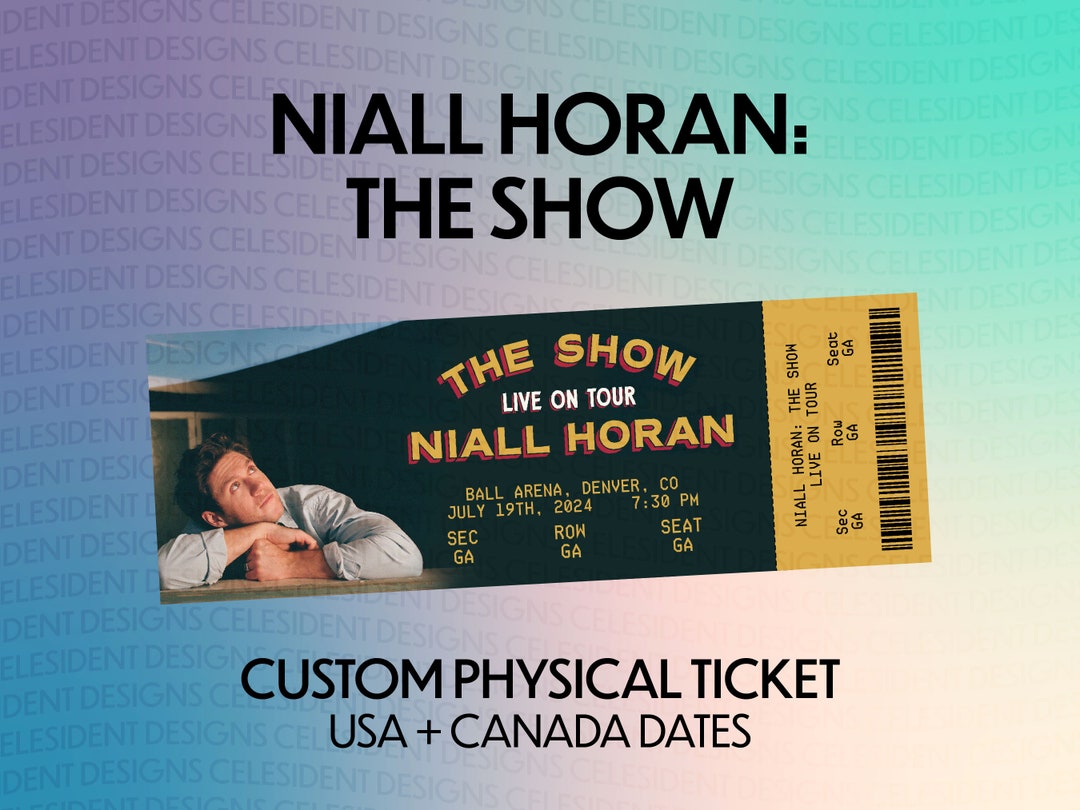 Custom Physical Commemorative Ticket | US + Canada 2024 Dates - Etsy