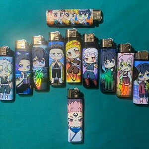 Chibi Anime Inspired Holo Lighters - Etsy