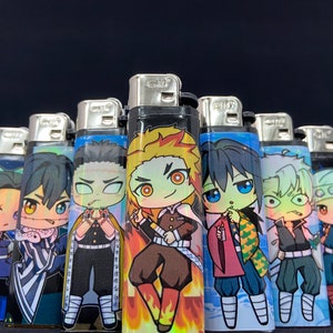 Chibi Anime Inspired Holo Lighters - Etsy