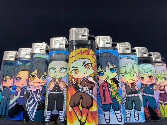 Chibi Anime Inspired Holo Lighters | Etsy