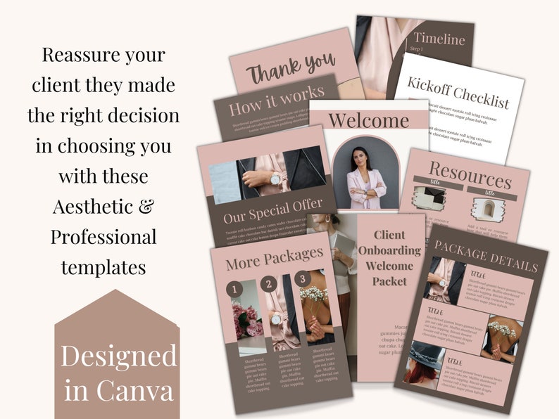 Client Welcome Packet New Client Onboarding Bundle Virtual Etsy