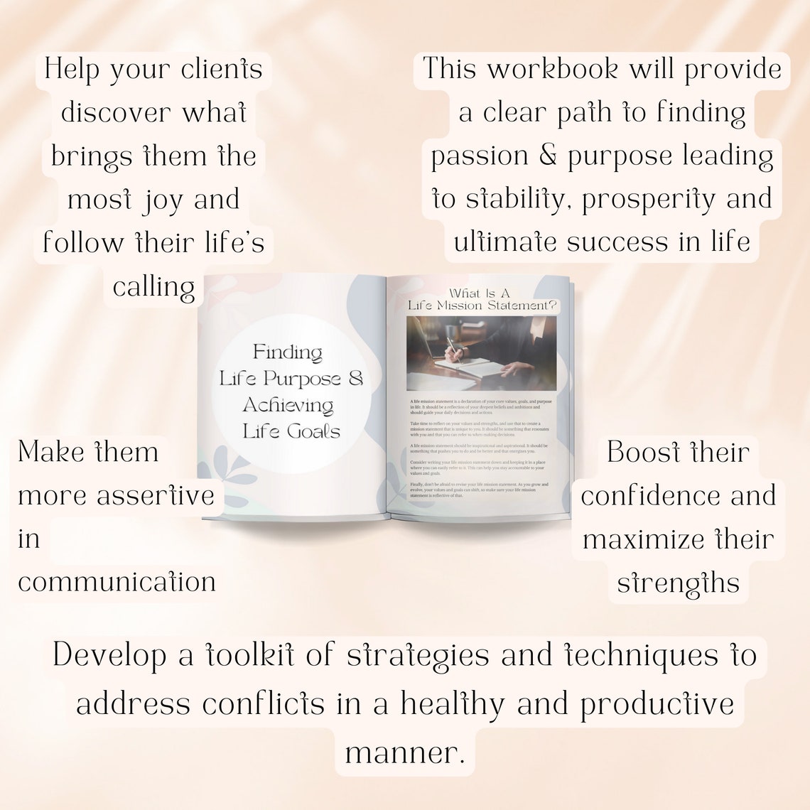 Life Coaching Workbook for Finding Passion Purpose and Goal Setting ...