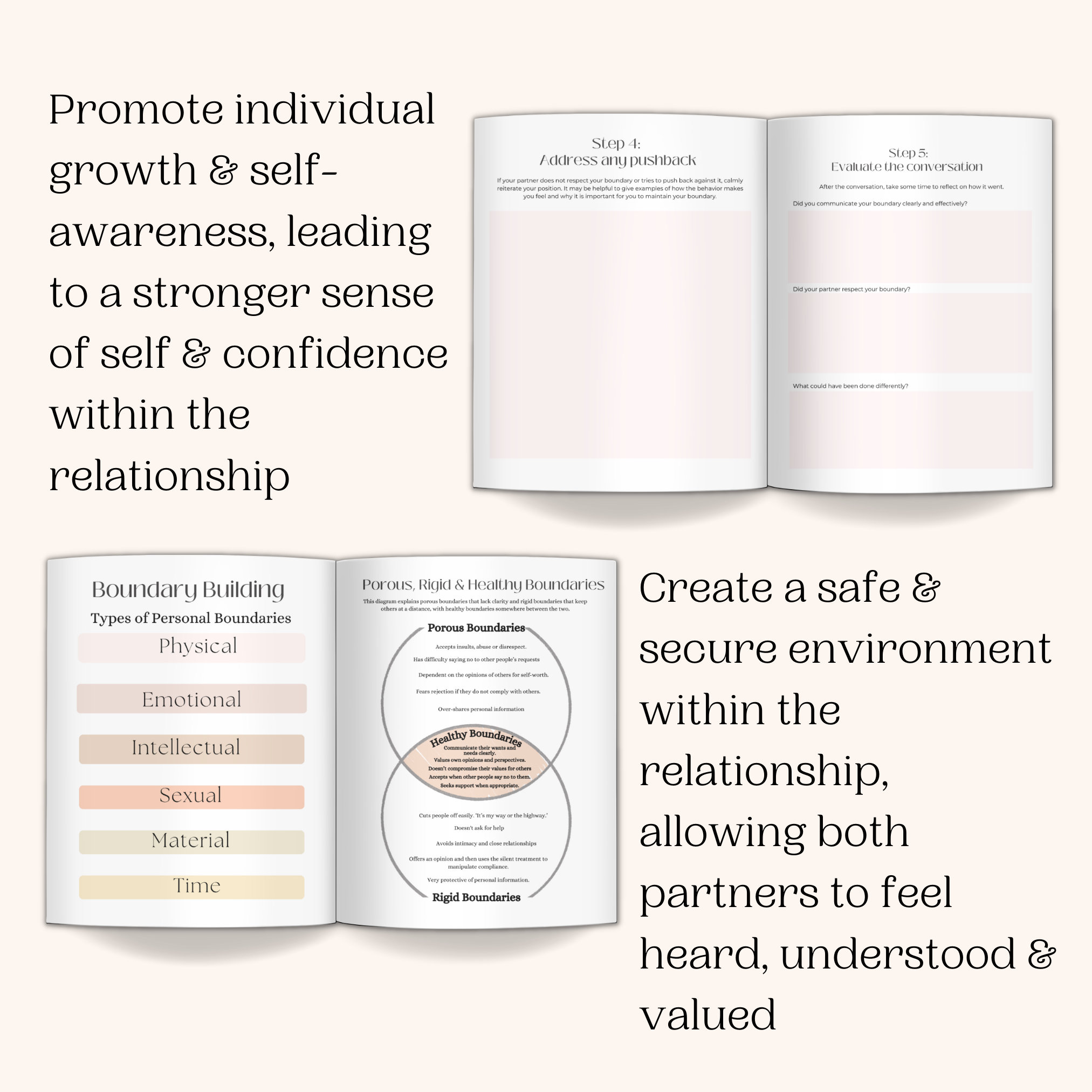 Relationship Worksheets Bundle, Couples Therapy Worksheets, Couples ...