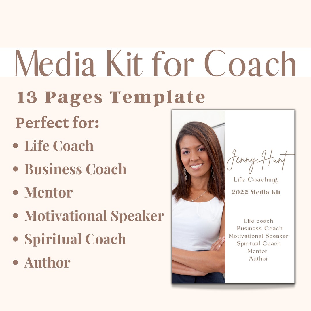 Coach Media Kit, Keynote Speaker Media Kit, Author Media Kit, Business ...