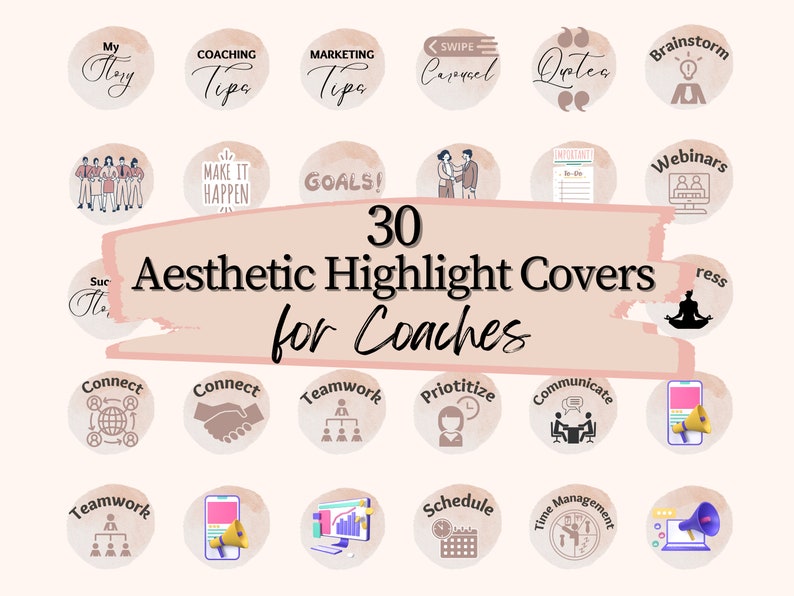 Instagram Highlight Covers for Coaches, Highlight Covers for Instagram ...