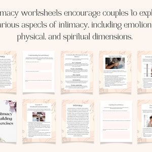 Intimacy Building Relationship Worksheets, Couples Therapy Worksheets ...
