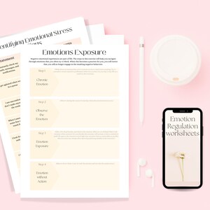 Therapy Worksheets for Emotion Regulation,dbt Skills Workbook, ABC ...