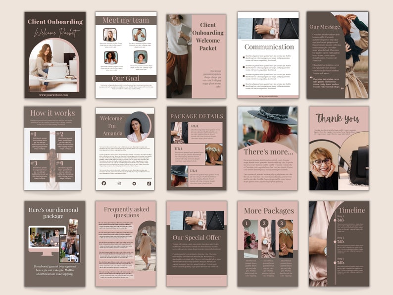 Coaching Client Welcome Packet, New Client Onboarding, Virtual ...