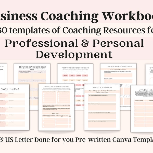 Personal Development Worksheets - Etsy