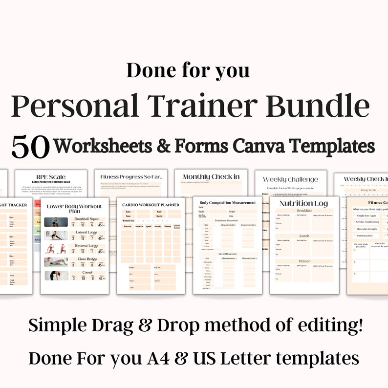 Personal Trainer Client Intake Form, Personal Trainer Forms, Fitness ...