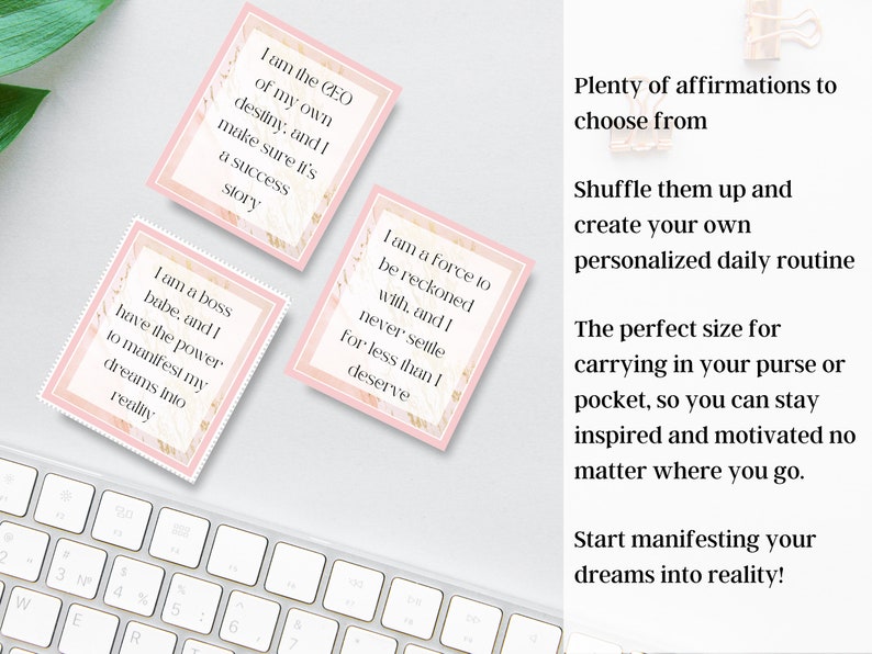 Boss Babe Affirmation Cards, Boss Lady Affirmation Cards, Boss Babe ...