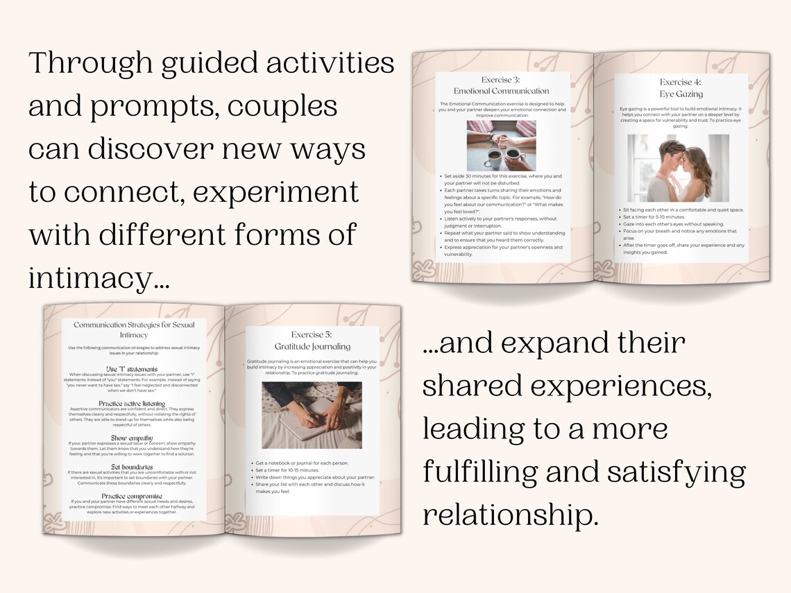 Intimacy Building Relationship Worksheets, Couples Therapy Worksheets ...