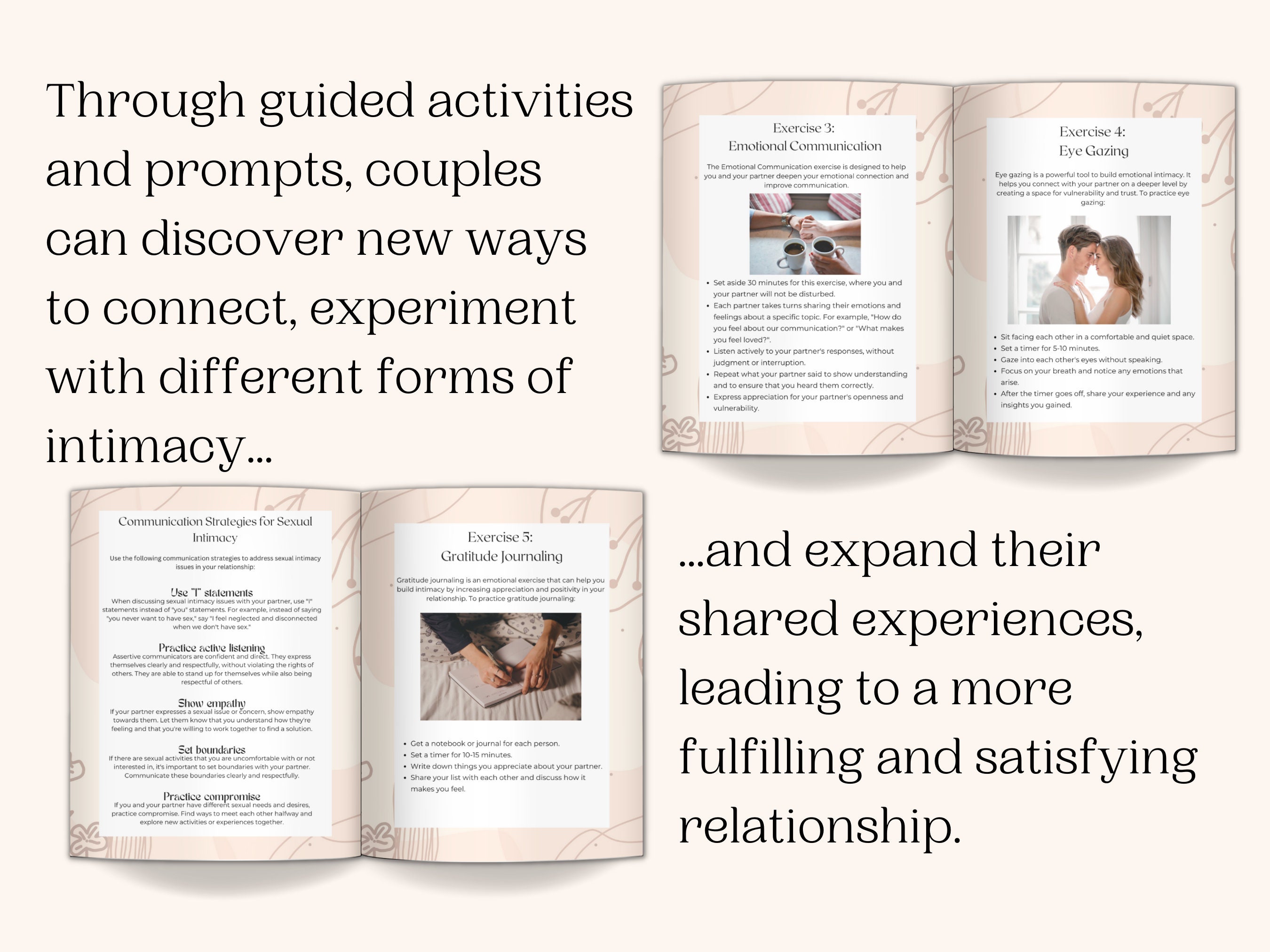 Intimacy Building Relationship Worksheets, Couples Therapy Worksheets ...