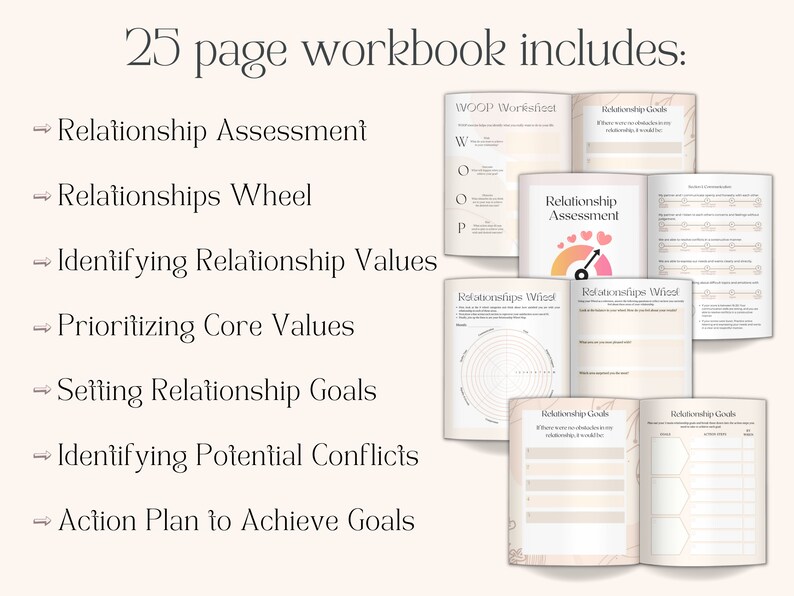 Relationship Workbook Couples Therapy Worksheets Couple - Etsy