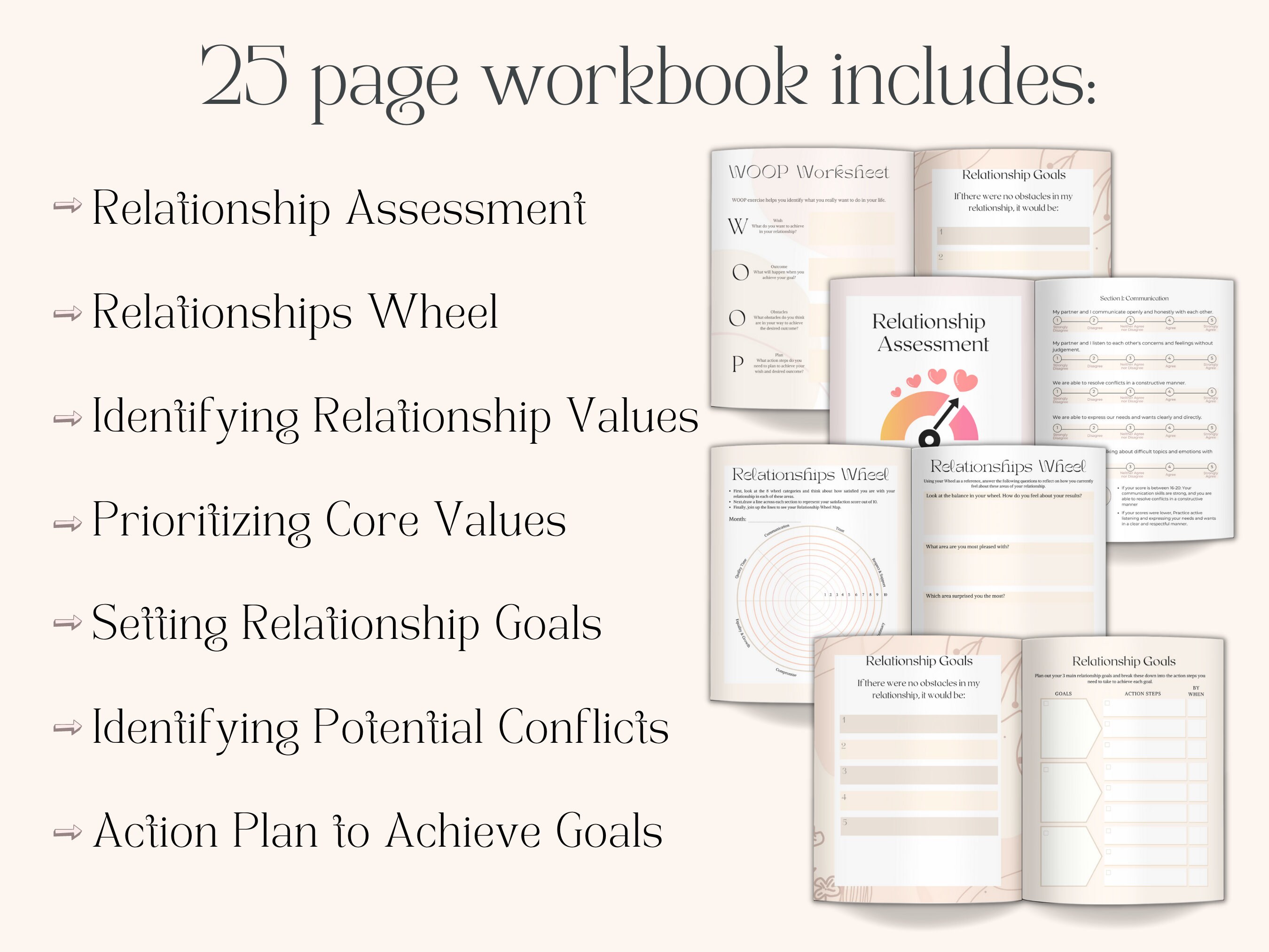 Relationship Workbook Couples Therapy Worksheets Couple - Etsy