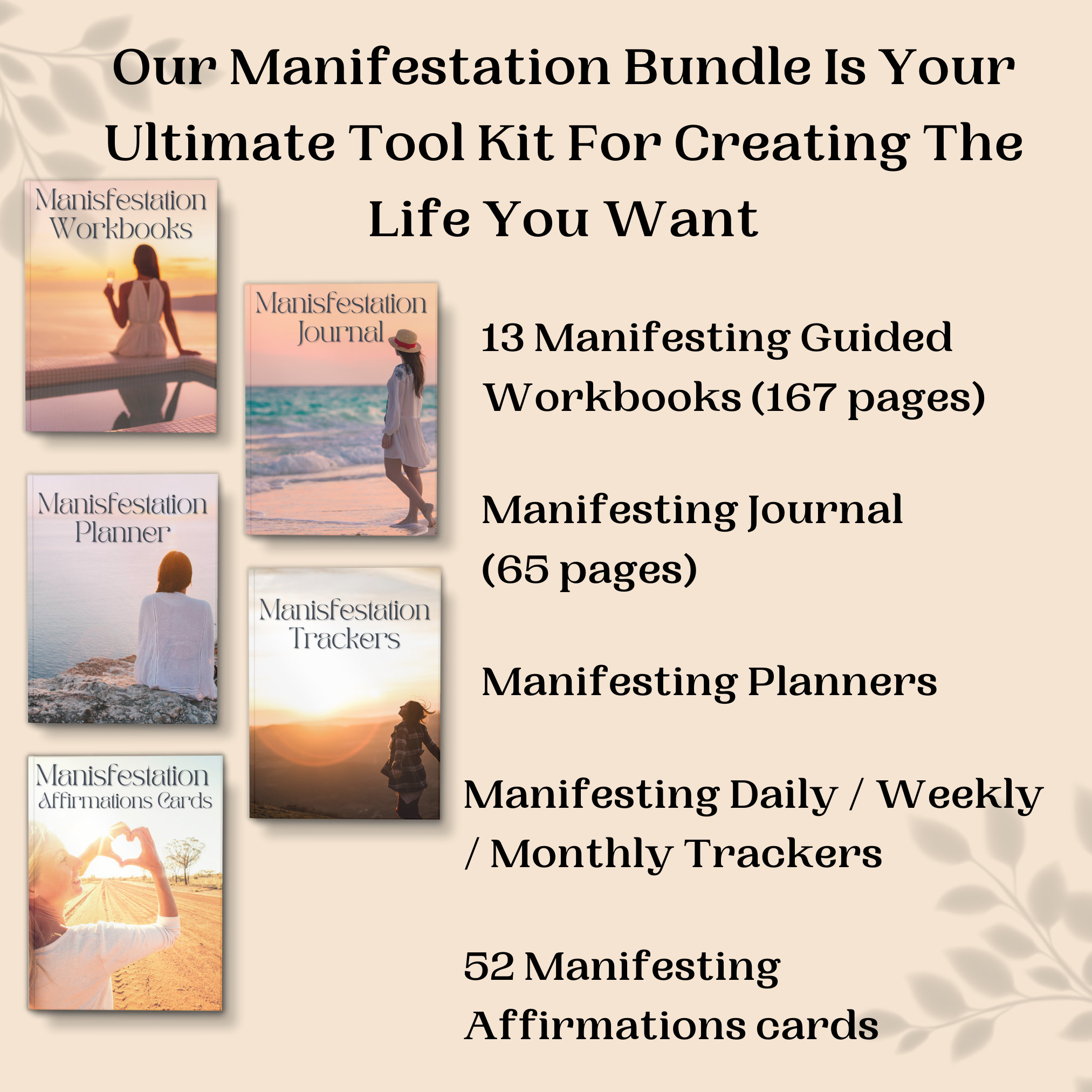 Manifestation Workbook, Manifesting Journal, Manifestation Planner ...