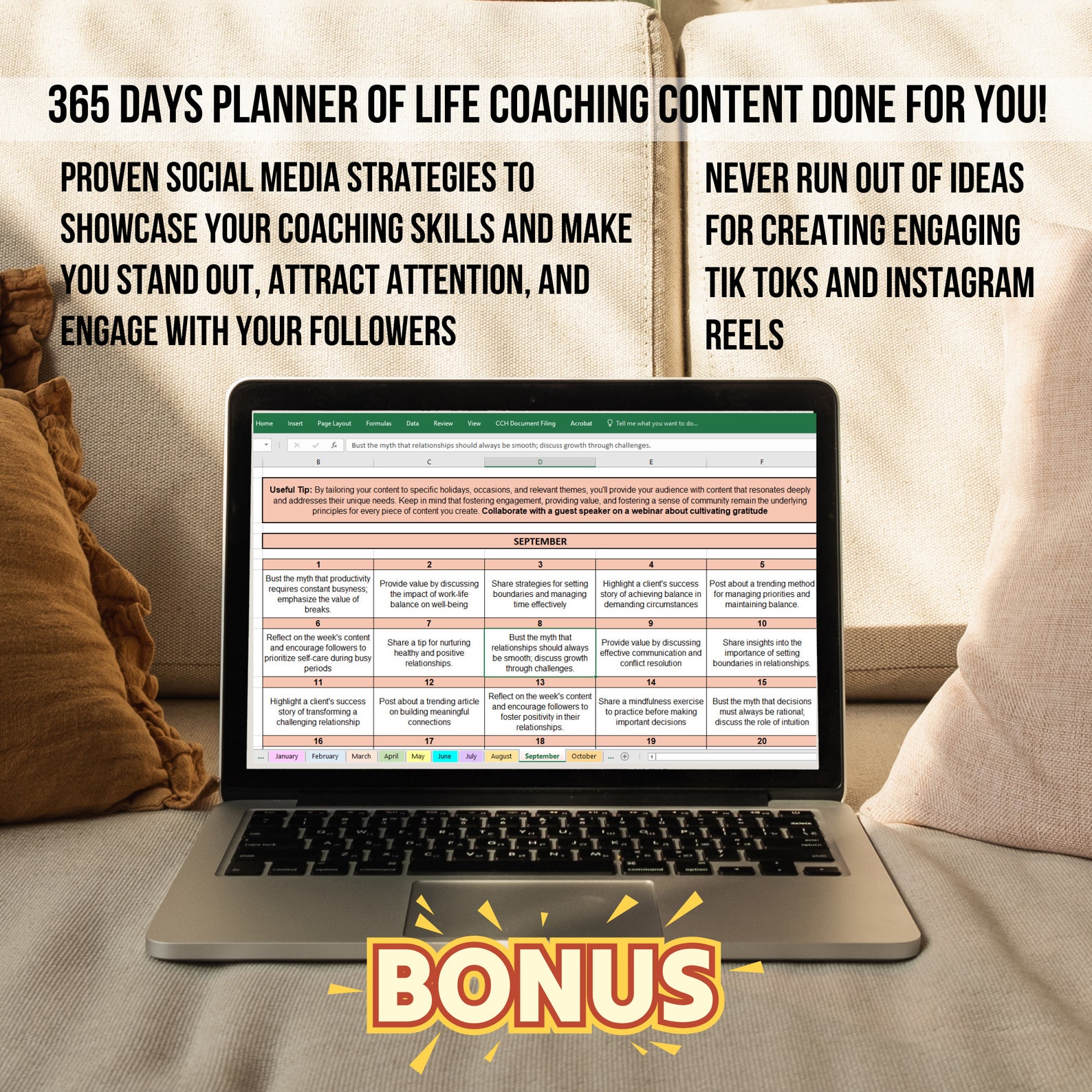 Life Coaching Instagram Templates, Social Media Templates for Life ...