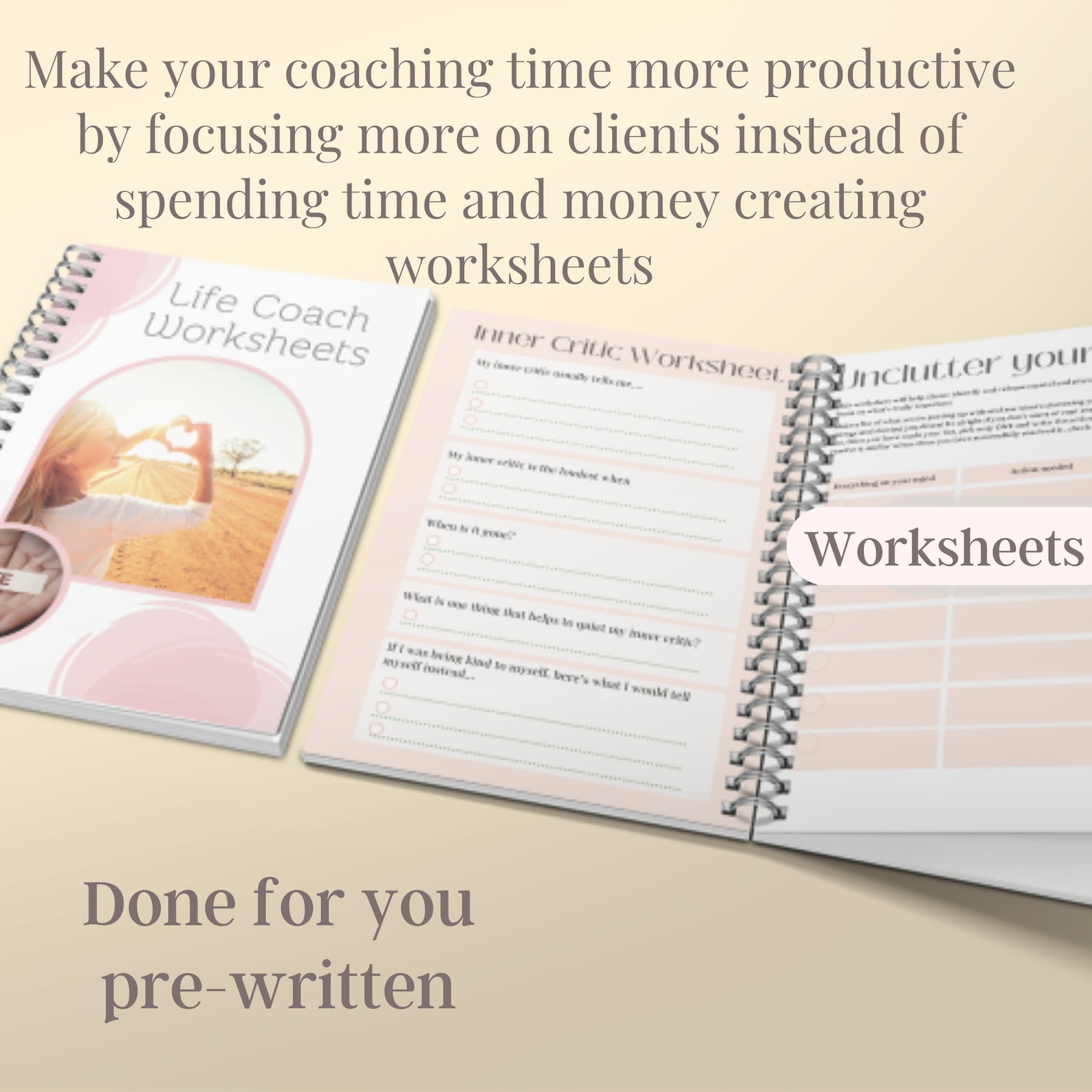 Coaching Worksheets, Self Love Workbook, Life Coaching, Workbook ...