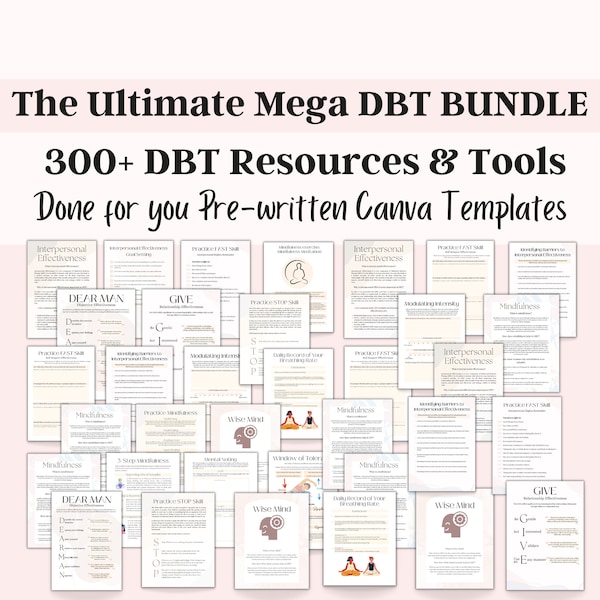 Dbt Handouts and Worksheets - Etsy