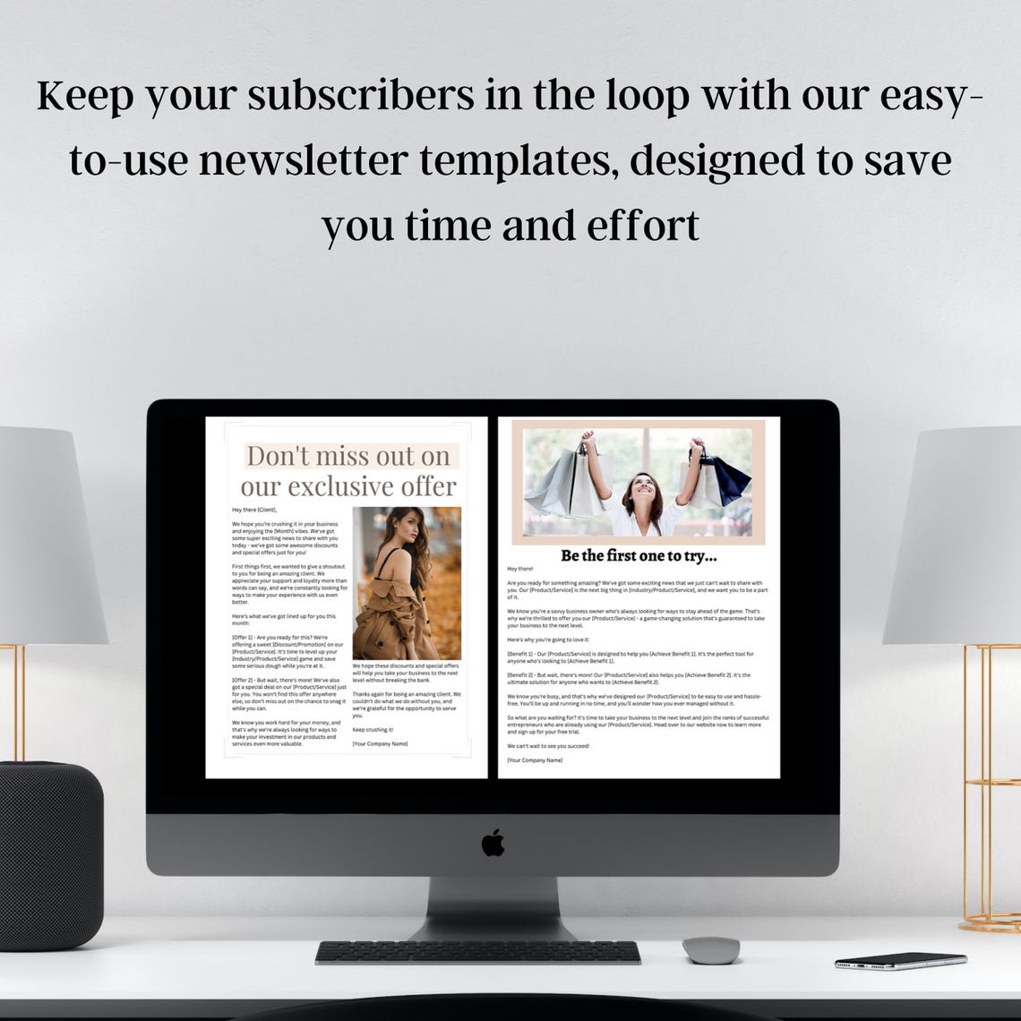 Business Newsletter Template, Newsletter Canva Template,email Template ...