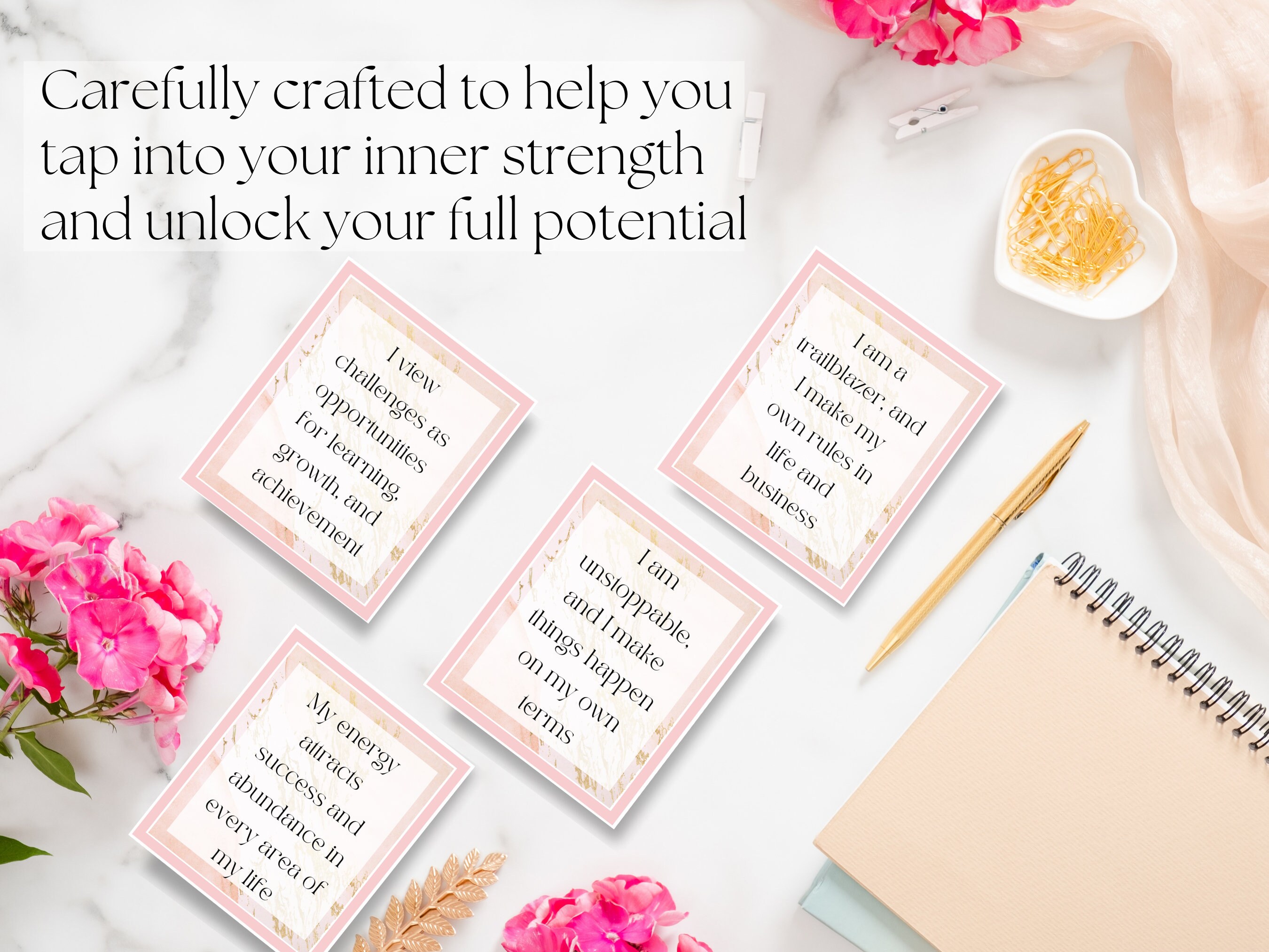 Boss Babe Affirmation Cards, Boss Lady Affirmation Cards, Boss Babe ...
