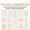 DBT Skills Cards, DBT Coping Skills Flash Cards, Anxiety Affirmation ...