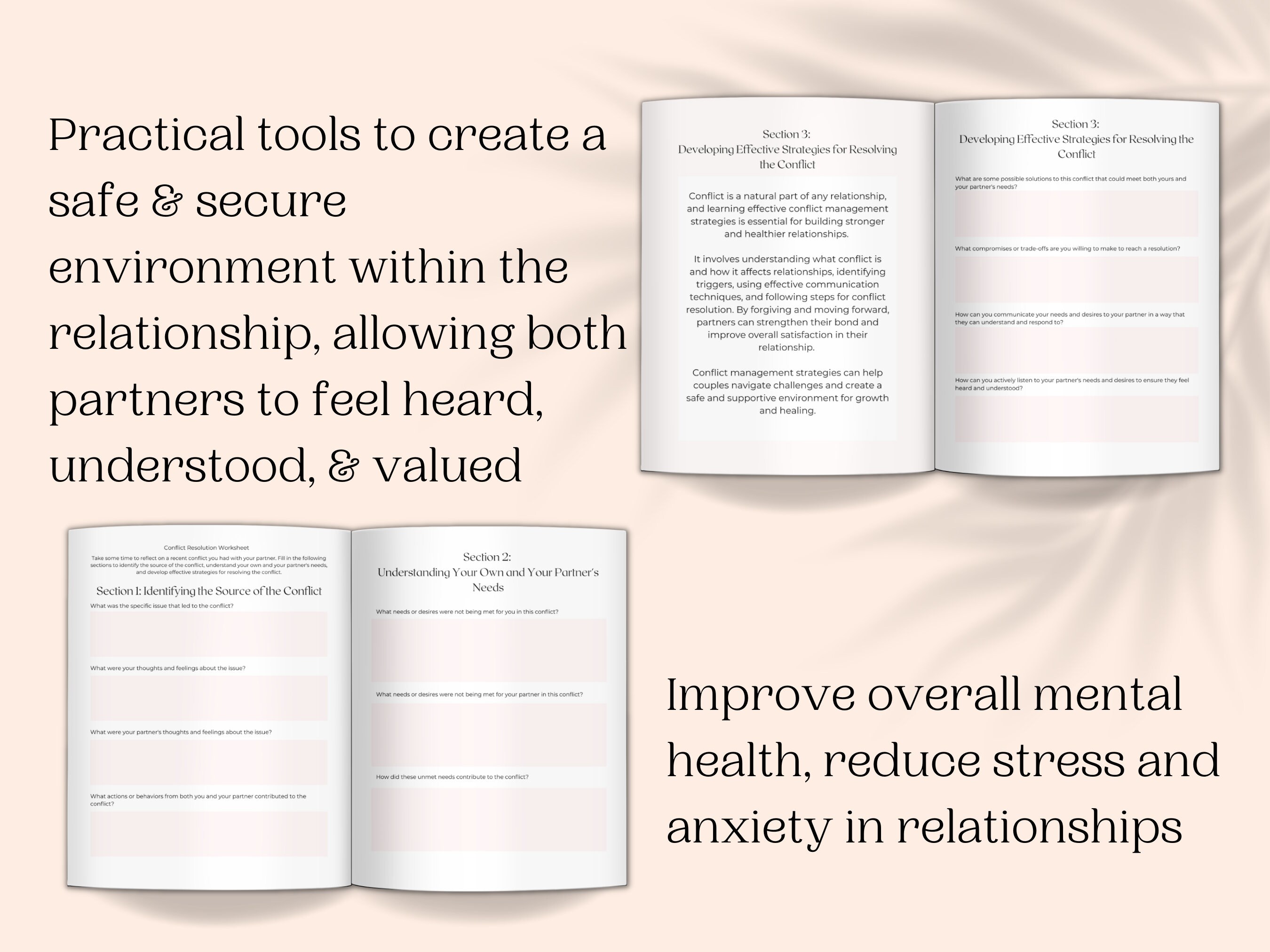 Relationship Worksheets Bundle Couples Therapy Worksheets - Etsy