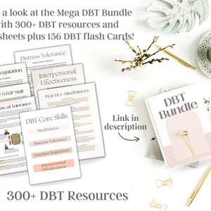 DBT Skills Cards DBT Coping Skills Flash Cards Anxiety - Etsy