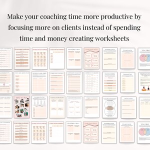 Life Coaching Workbook, Self Love Workbook, Life Coaching Bundle, Coaching Worksheet Template ...