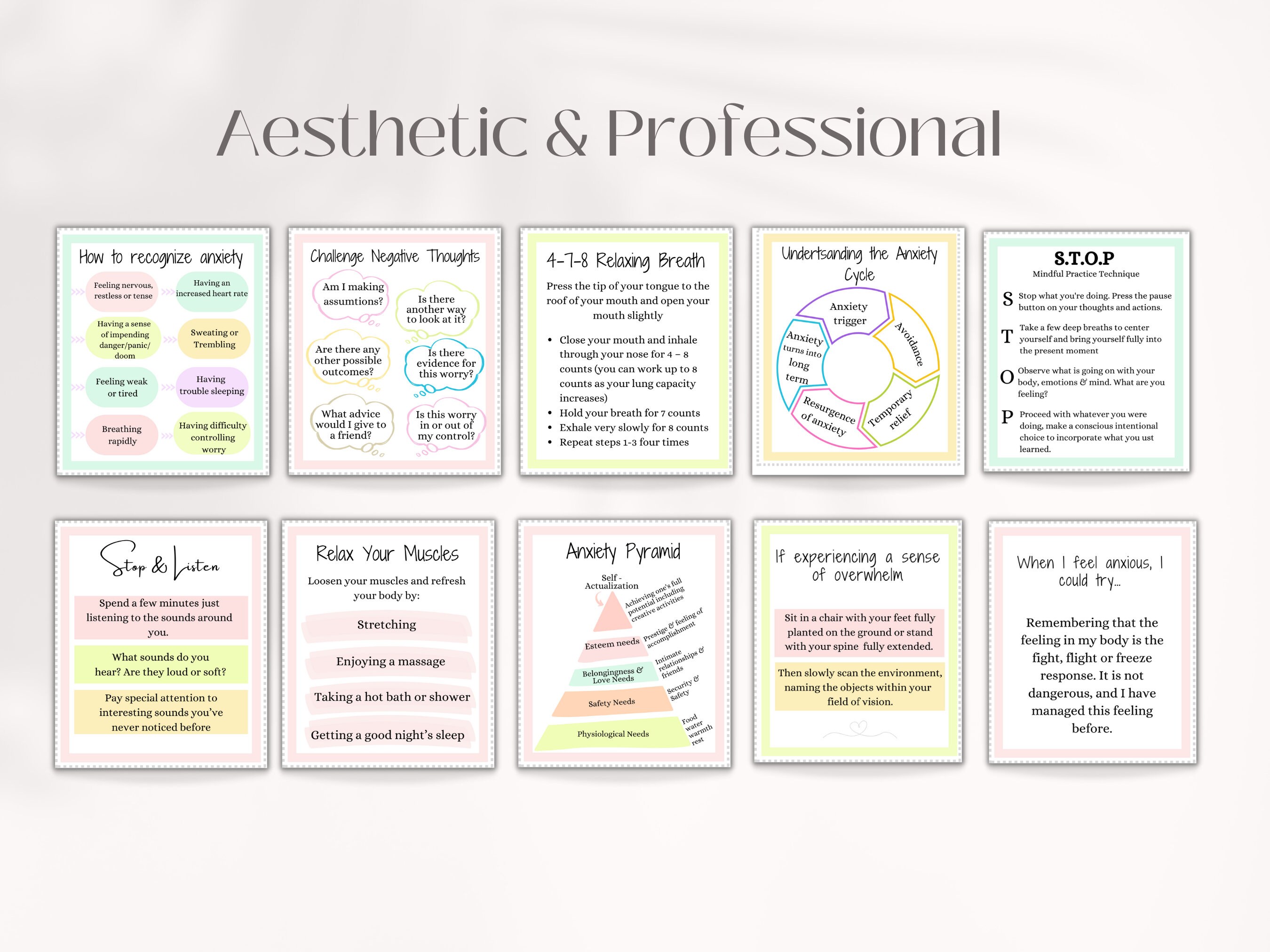 DBT Skills Cards DBT Coping Skills Flash Cards Anxiety - Etsy