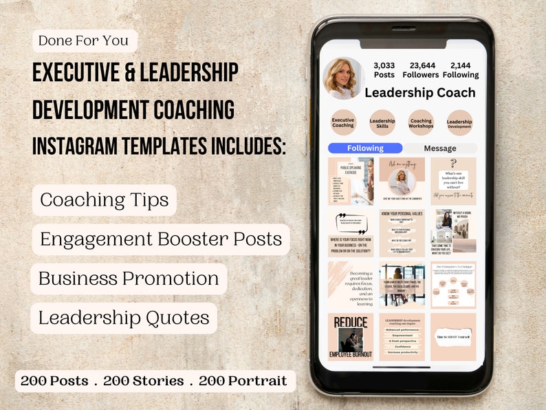 Business Coaching Templates, Leadership Coaching Instagram Templates ...
